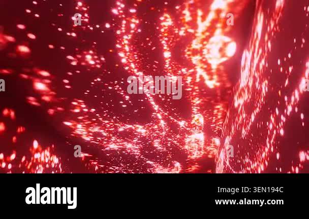 abstract background with bokeh lights and stars Stock Video Footage - Alamy
