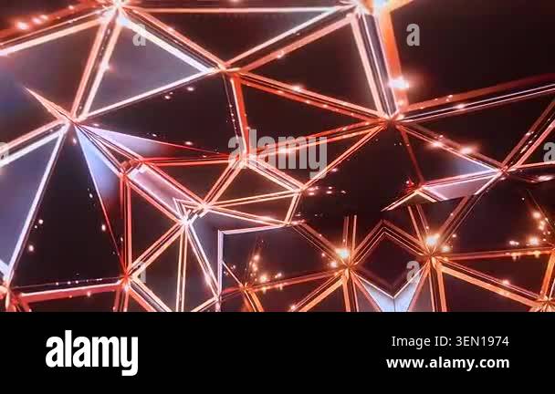 abstract background with colorful geometric pattern Stock Video Footage ...