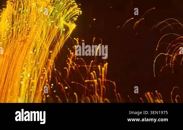 abstract background with fireworks Stock Video Footage - Alamy