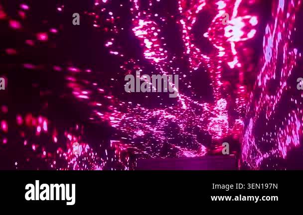 abstract background with bokeh lights Stock Video Footage - Alamy