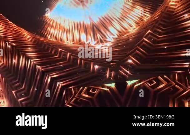 abstract background with a glowing neon lights Stock Video Footage - Alamy