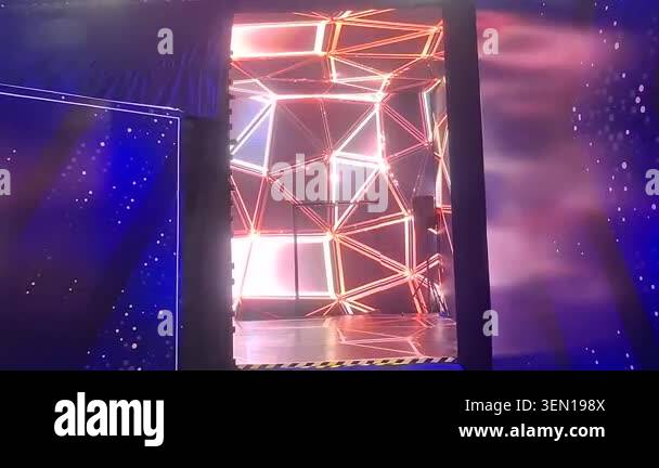 abstract background with a lot of different light Stock Video Footage ...
