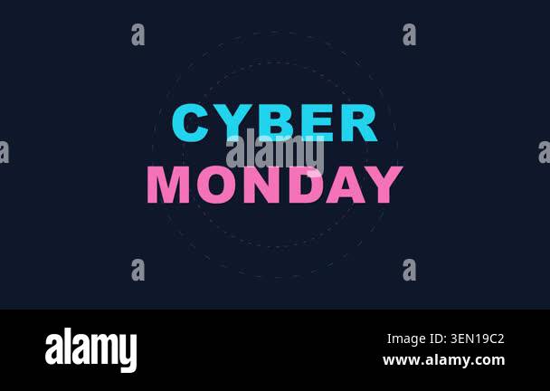 Cyber Monday sale shopping event online Stock Video Footage - Alamy