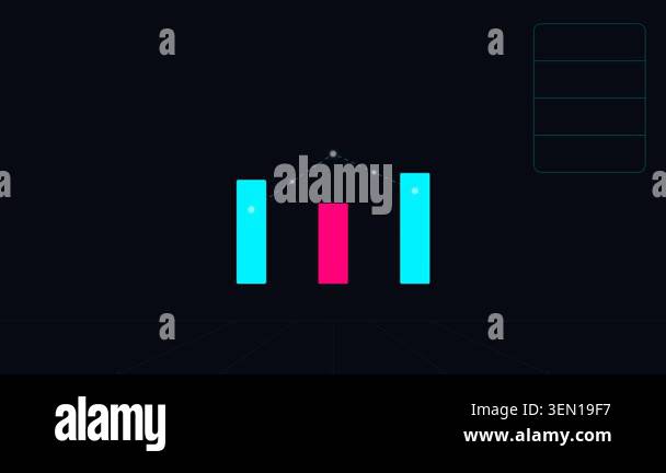 Animated bar chart with colorful bars Stock Video Footage - Alamy
