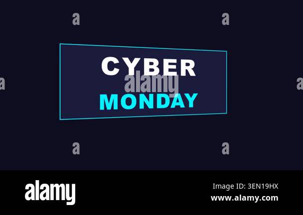 Cyber Monday sale shopping event online Stock Video Footage - Alamy