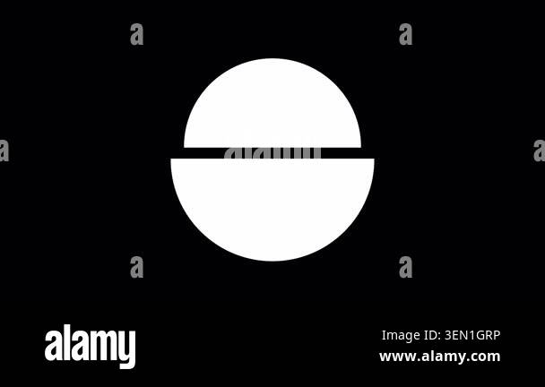 Two facing Semicircle Shapes Film Matte Overlay increasing and ...