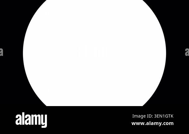 Classic film end Matte Overlay. White circle gets smaller and ...