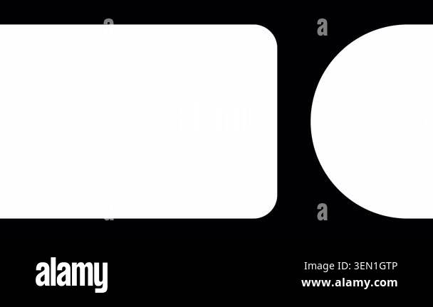 Geometric Film Frame Matte Overlay moving left to right Animation ...