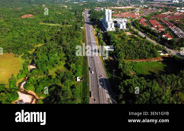 Malaysia, Bangi - March 3, 2023: Highway near apartment Putra1 in ...