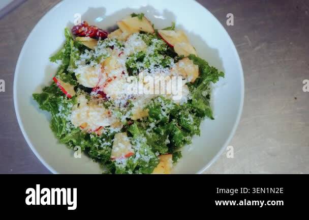 Authentic Italian food making process in traditional Italian restaurant ...
