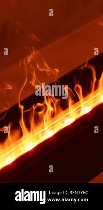 Rising diagonal fire flame line abstract energy motion effect. High ...
