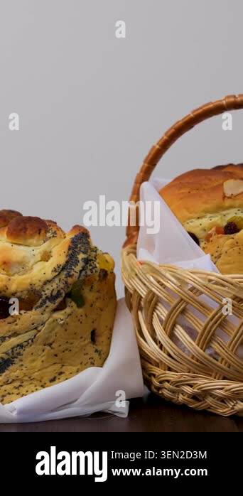 Female hands making soft layered cruffin dough with butter, dried ...