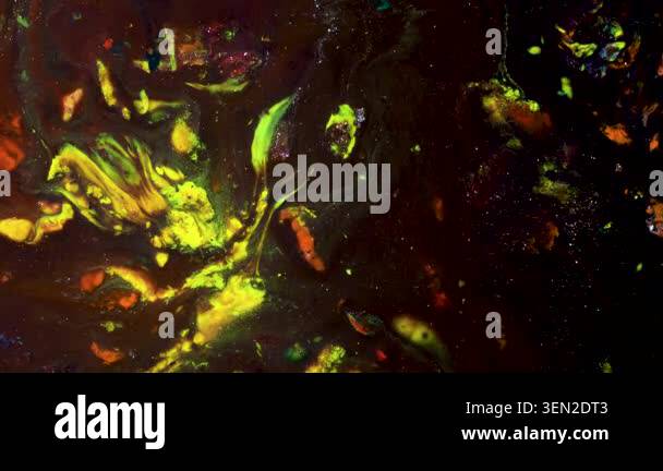 Glowing Cosmic Particles and Abstract Energy Motion on Dark Background ...