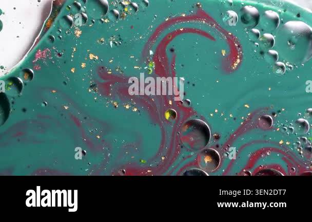 Elegant Organic Abstract Waves with Floating Elements and Dreamlike ...