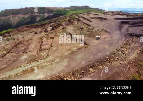 Drone aerial footage of Dahican area in Mindanao, Philippines forest ...