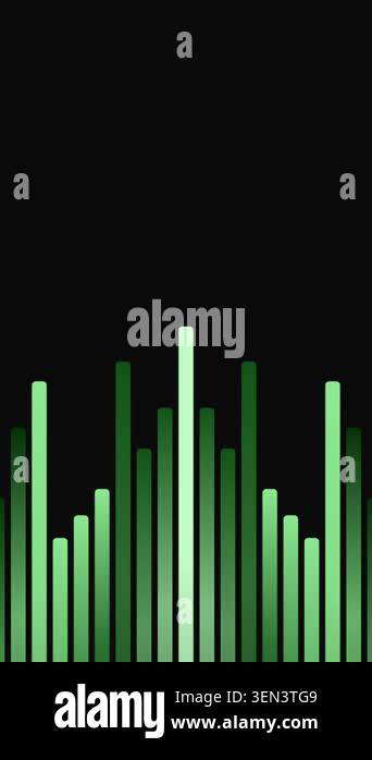 abstract green background with lines and dots, illustration Stock Video ...