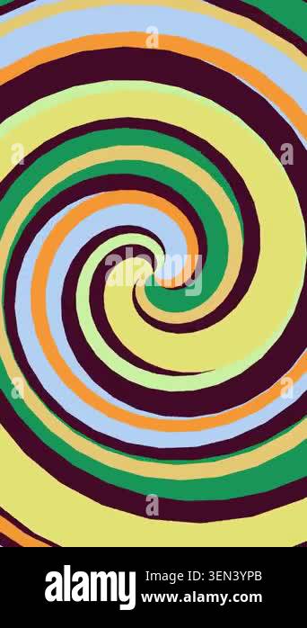 vector illustration of a background of colorful swirling waves in a ...