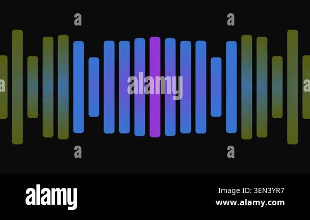 sound waves vector illustration design Stock Video Footage - Alamy