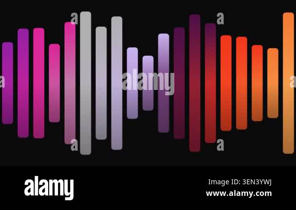 sound waves in the form of a equalizer. vector illustration for music ...