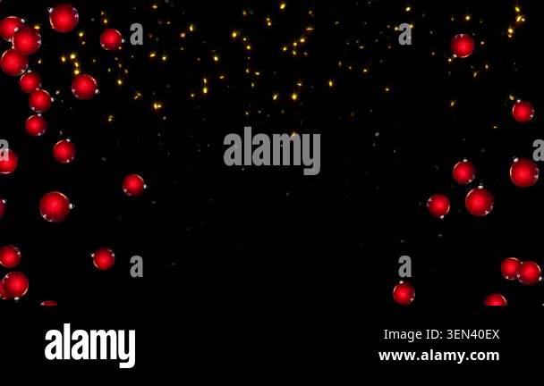 abstract background with bokeh lights and stars Stock Video Footage - Alamy