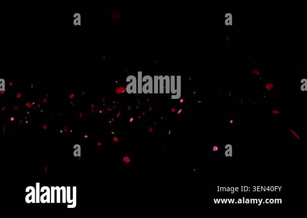 blurred lights on black background Stock Video Footage - Alamy