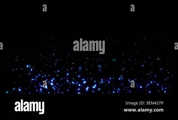 Colorful shiny pink glitter floatng over black background Stock Video ...