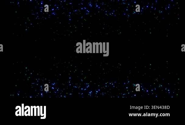 Shimmering Particles Float Across Dark Background Seamles loop Stock ...