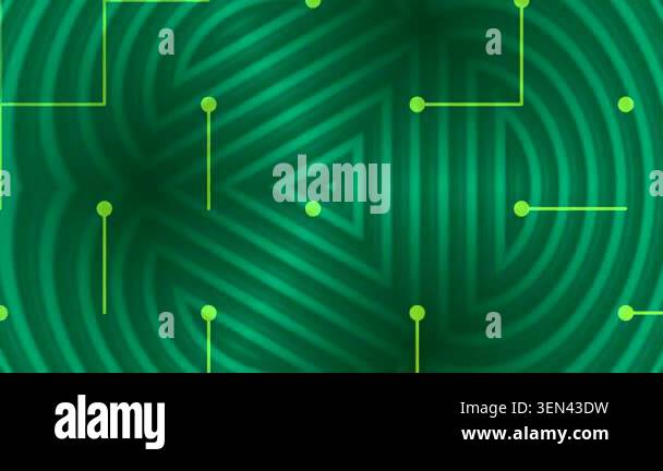 green background. geometric abstract Stock Video Footage - Alamy