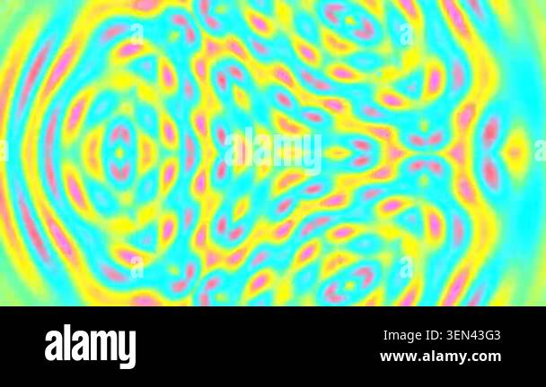 colorful psychedelic background made of fractal abstract curved shapes ...