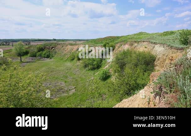 Ancient Eroded Slopes of Apolonivka Paleovolcano 3.2 Billion Years Old ...
