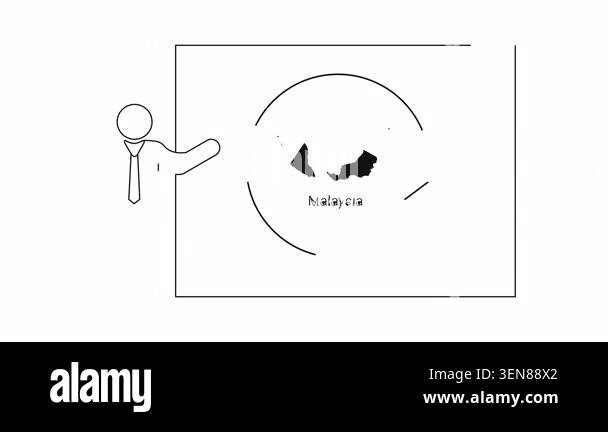 A simple line drawing shows a speaker pointing to a whiteboard ...