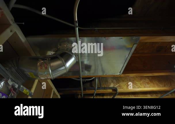 Mounted HVAC system air conditioner return duct and heating system in ...