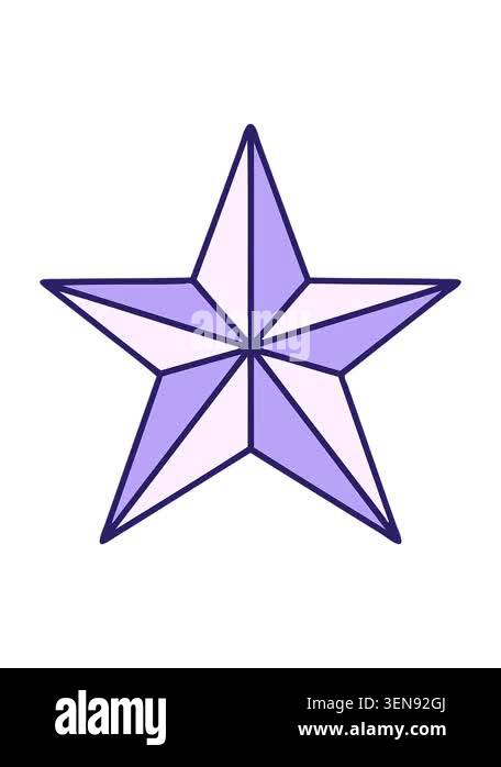 shaking motion animation of tattoo star symbol Stock Video Footage - Alamy