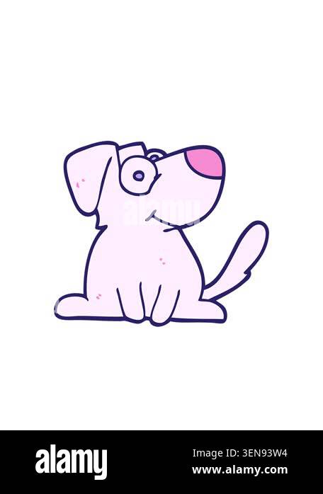 blinking radial lines animation of a hand drawn doodle style cartoon ...