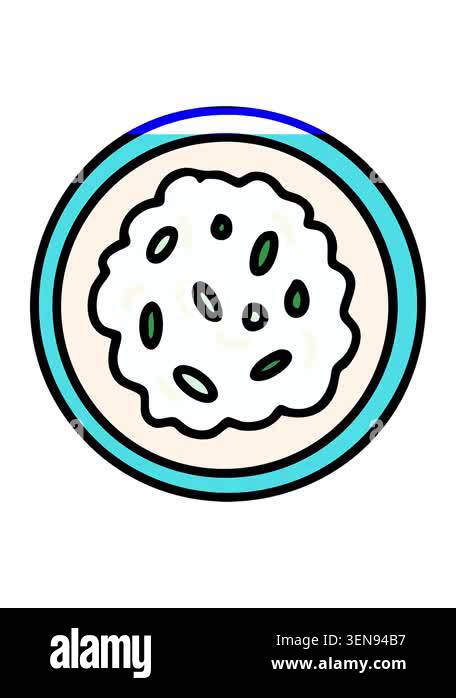 power up animation of brazilian traditional rice dish with lime Stock ...