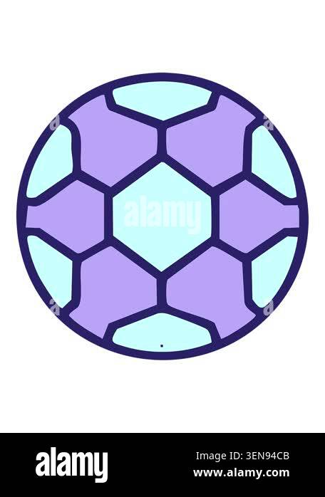 shine light effect animation of brazilian soccer football sports ball ...