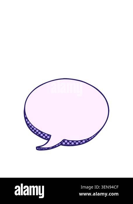 stretching up animation of cartoon doodle expression bubble Stock Video ...