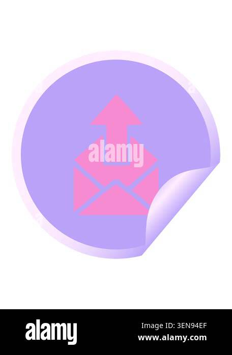 pixelize effect animation of circular peeling sticker cartoon of a ...