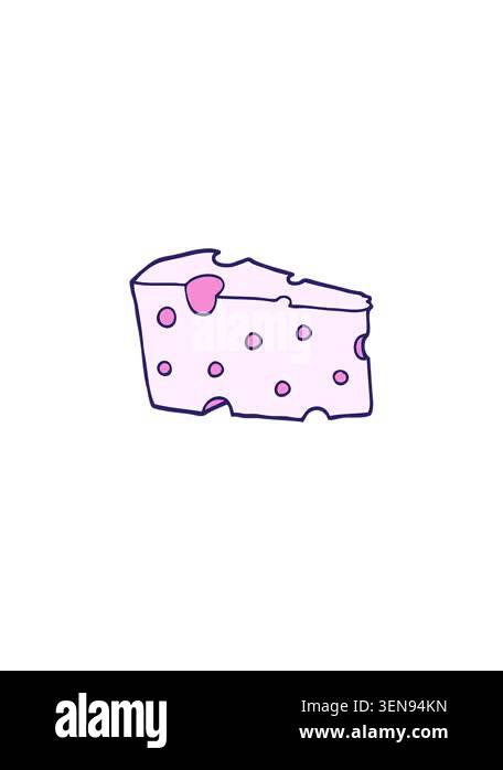 flashy sales animation of a cartoon cheese Stock Video Footage - Alamy