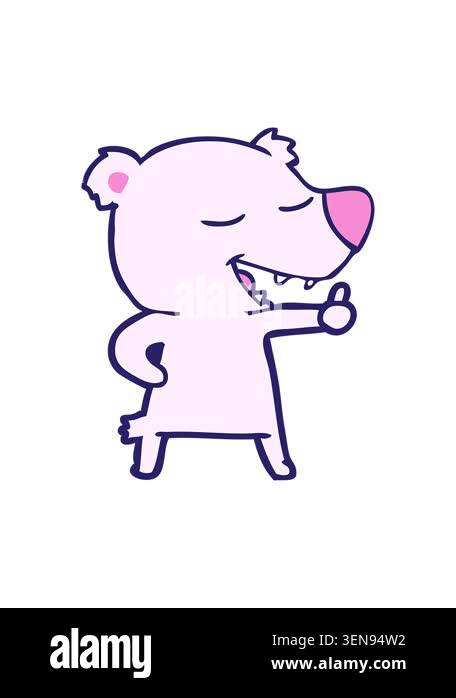 shine light effect animation of cartoon of a cute teddy bear Stock ...