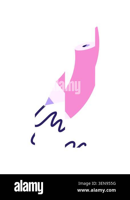 splitting motion animation of pencil writing Stock Video Footage - Alamy