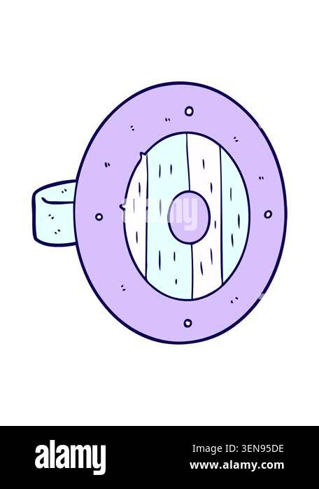 neon light effect animation of viking shield cartoon Stock Video ...