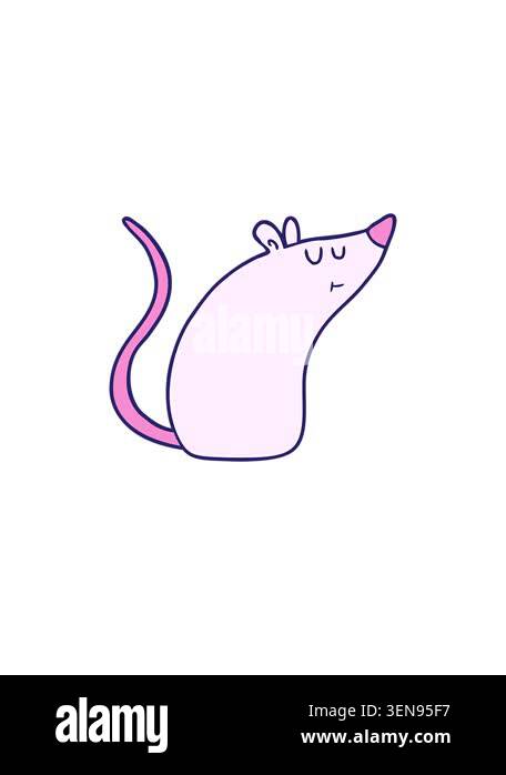 sales flash animation of cartoon white mouse Stock Video Footage - Alamy