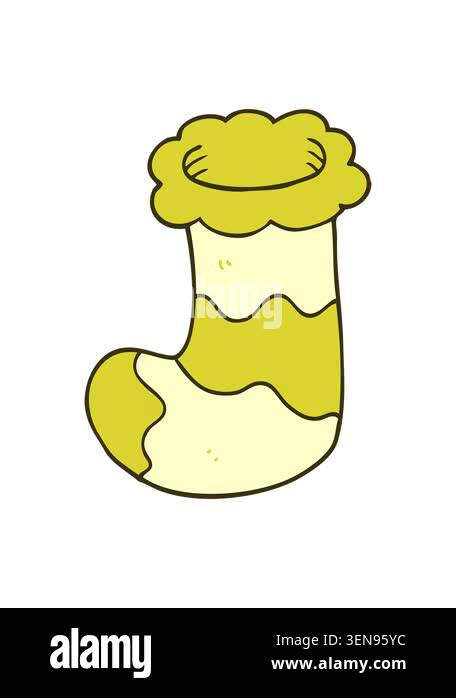changing color animation of christmas stocking doodle Stock Video ...