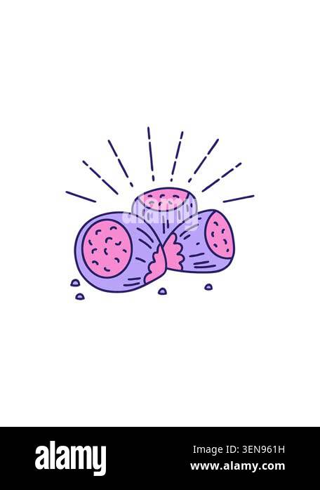 starburst effect animation of illustration of a traditional tattoo ...