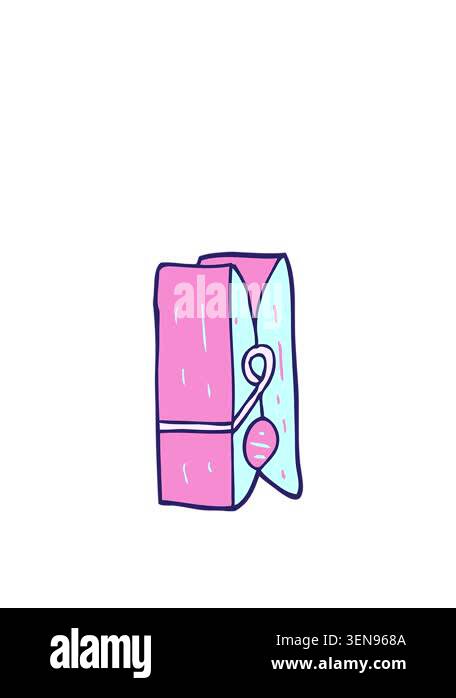 jumping motion animation of cartoon peg Stock Video Footage - Alamy