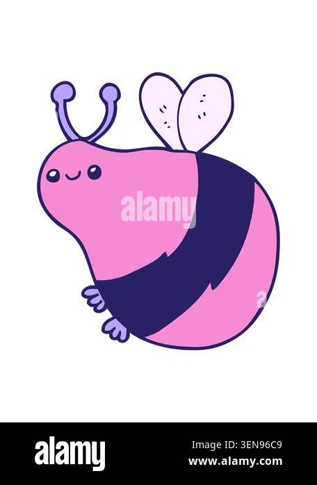 pressure popping animation of cartoon bee Stock Video Footage - Alamy