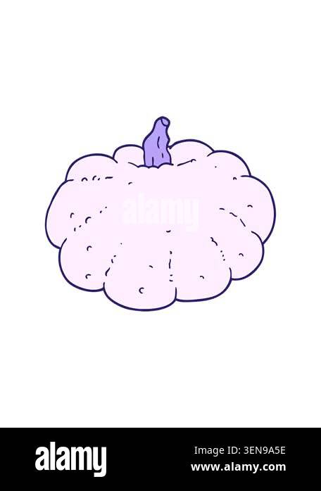 shivering motion animation of cartoon pumpkin design Stock Video ...