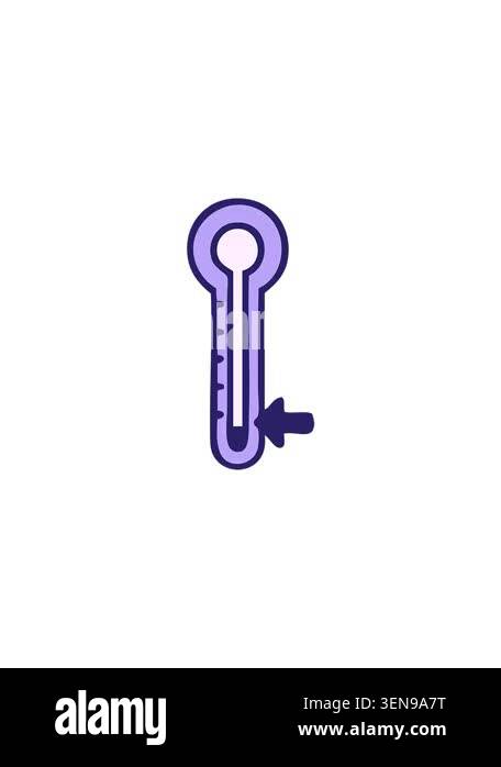 flashy sales animation of a glass thermometer design Stock Video ...