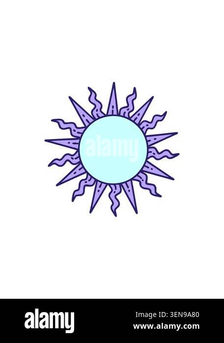 sales flash animation of classic tattoo style image of a sun Stock ...